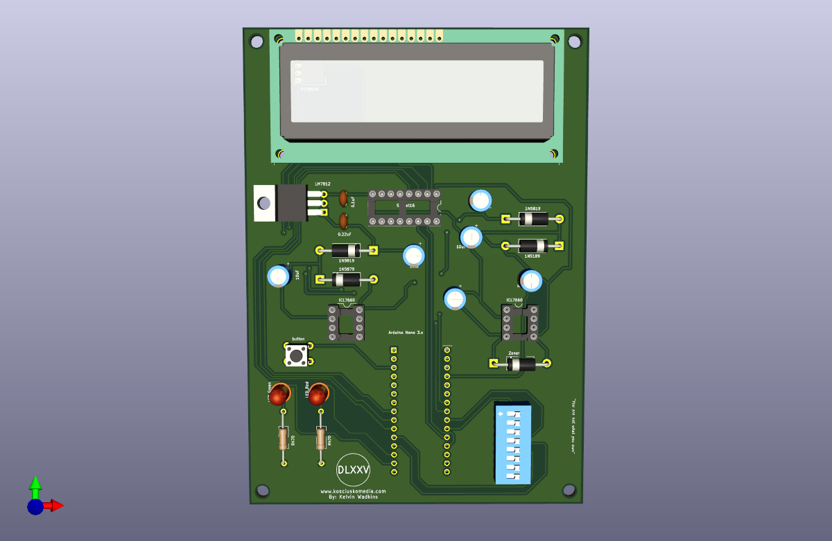 PCB for 4116 RAM Tester | Kosciusko Media